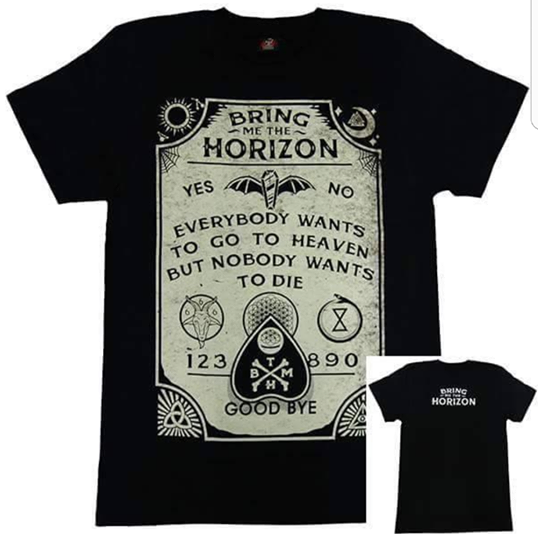 Bring Me The Horizon Ouija Board White Dream Shirts Ph
