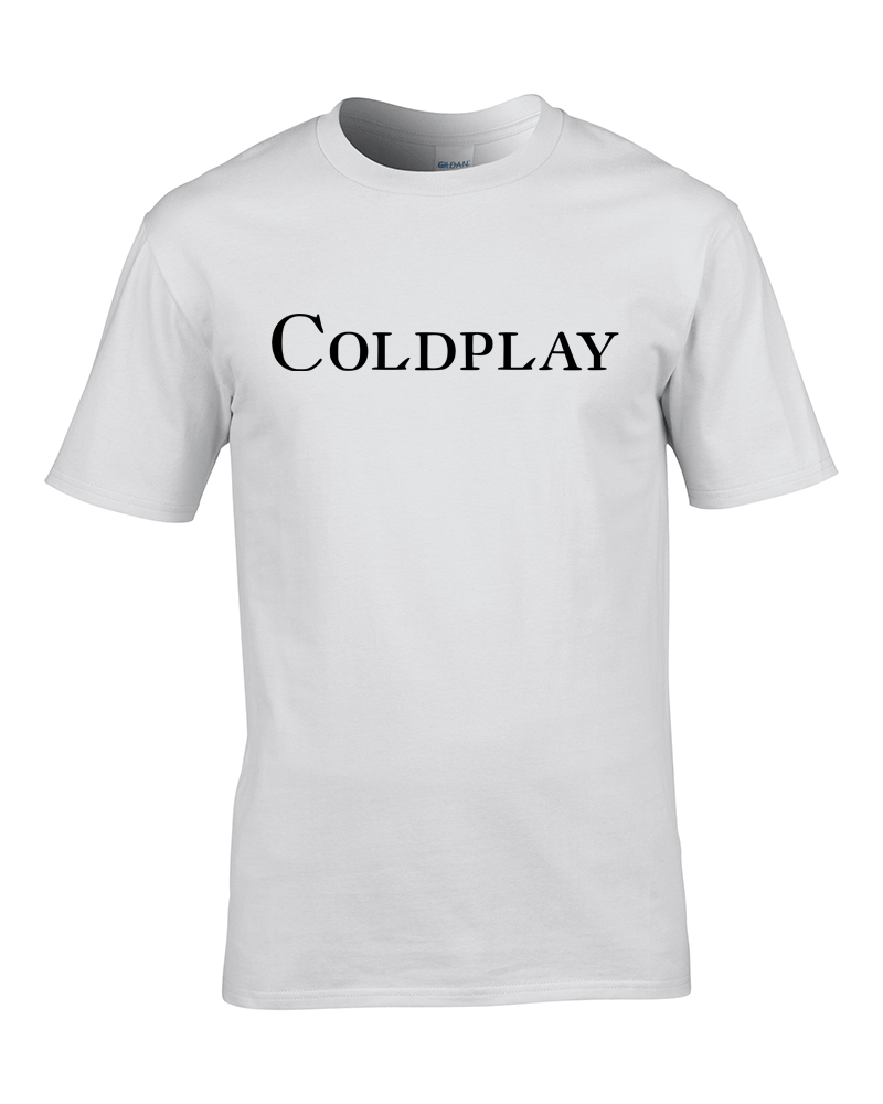 Coldplay Logo - White – Dream Shirts PH